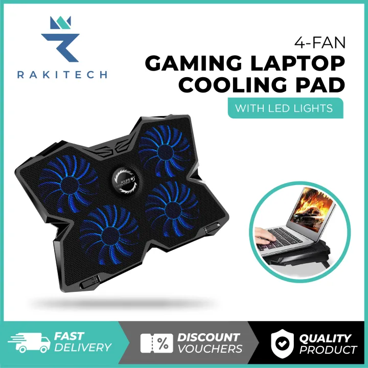 Gaming Laptop Cooling Pad / Gaming Laptop Cooling Stand with 4 LED Fans ...