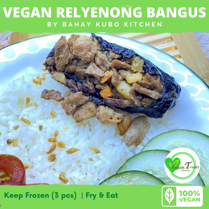 Relyenong Bangus by Bahay Kubo Kitchen 3 pcs (Plant-based, Vegan, Meat ...