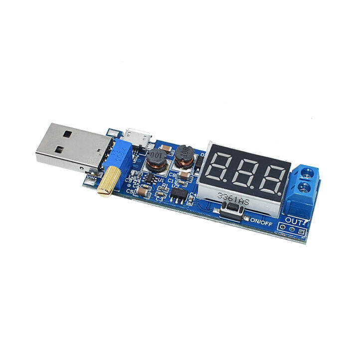 DC DC Boost Buck Converter USB Step UP/Down Power Supply Module DC-DC 3.5V-12V Input to 1.2V-24V ...