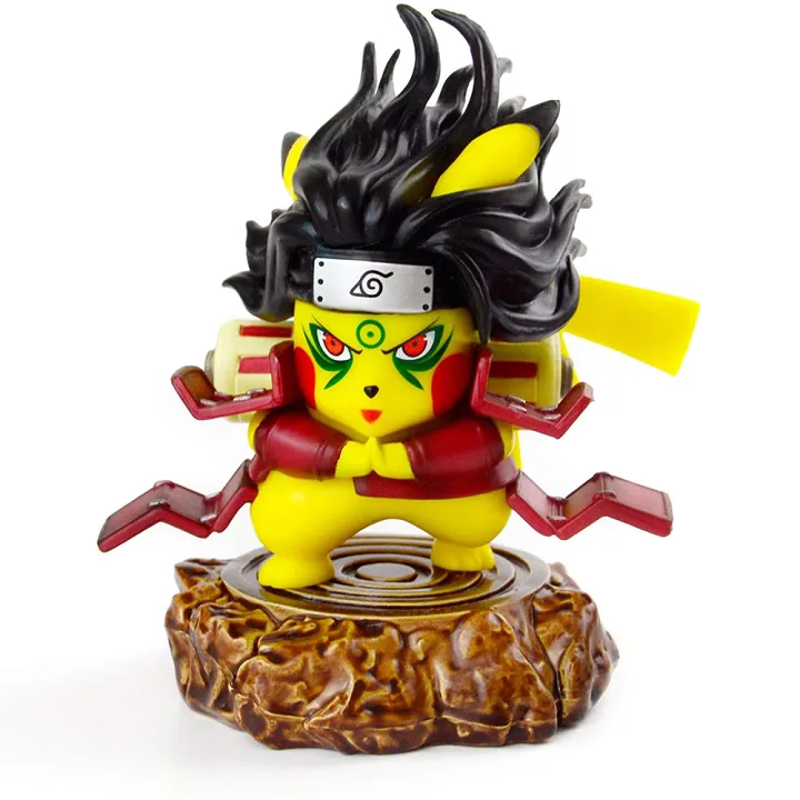 SYJY ของเล่นเด็ก COS โมเดลเคลื่อนไหว Pokemon Uchiha Sasuke Pikachu คอสเ ...