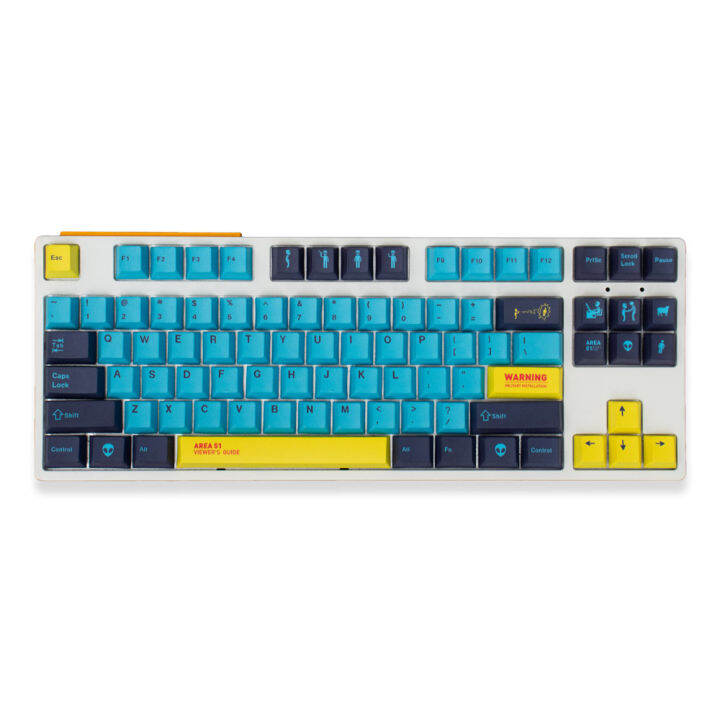 GMK Alien Keycap 130 Keys Cherry Profile PBT Five-Sided Sublimation ...