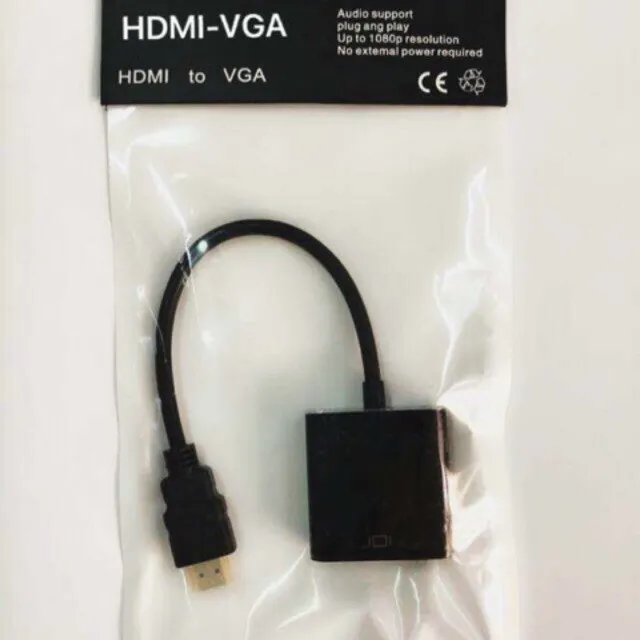 HDMI To VGA (HDMI Output VGA Input) | Lazada PH