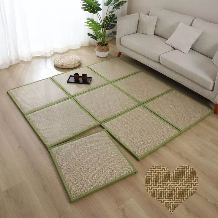 Japanese Style Rattan Mat Tatami Summer Carpet Home Living Room Bedroom ...