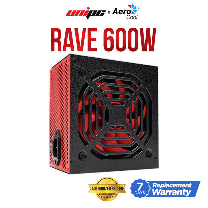 AEROCOOL RAVE 600W 80 PLUS POWER SUPPLY UniPC | Lazada PH