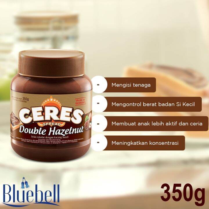 Selai Coklat Ceres Double Hazelnut 350g Selai Roti | Lazada Indonesia