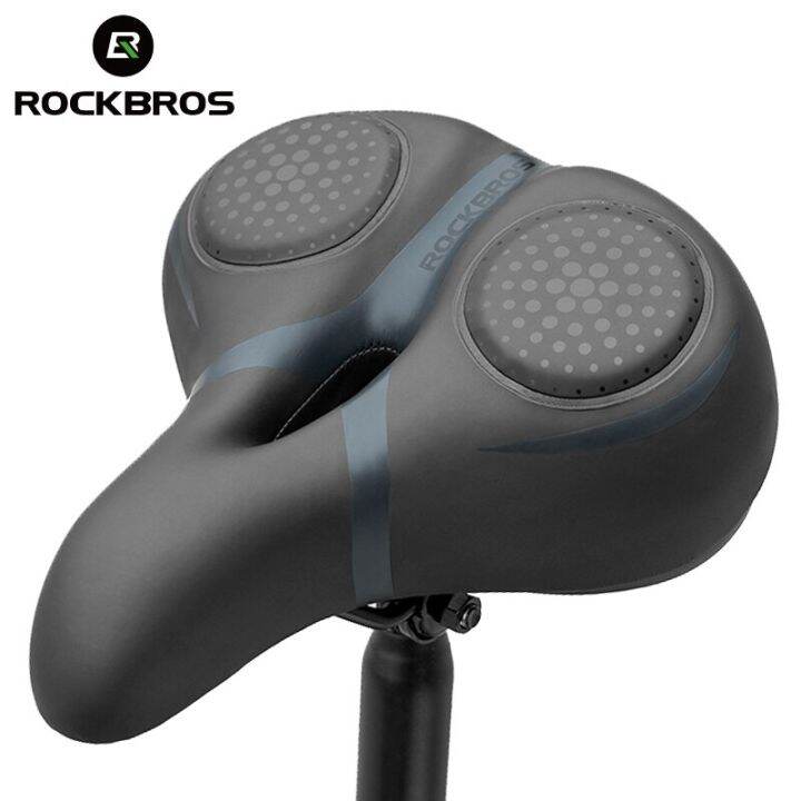 ROCKBROS Silica Gel Bicycle Saddle High Density Memory Foam Road Bike MTB Seat With Handle ...