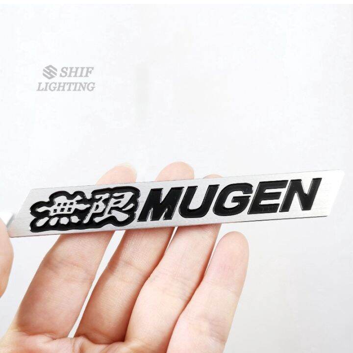 1 pair Metal MUGEN Logo Car Auto Side Fender spoiler Emblem Badge ...