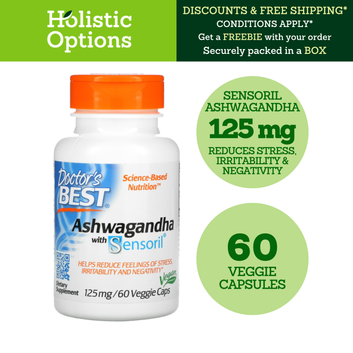 DB, Ashwagandha with Sensoril, 125 mg, 60 Veggie Caps | Lazada PH
