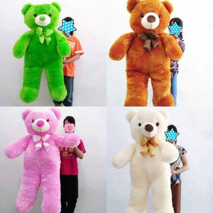 Boneka Teddy Bear Satin Varian Jumbo Ukuran 1,2 Meter | Lazada Indonesia