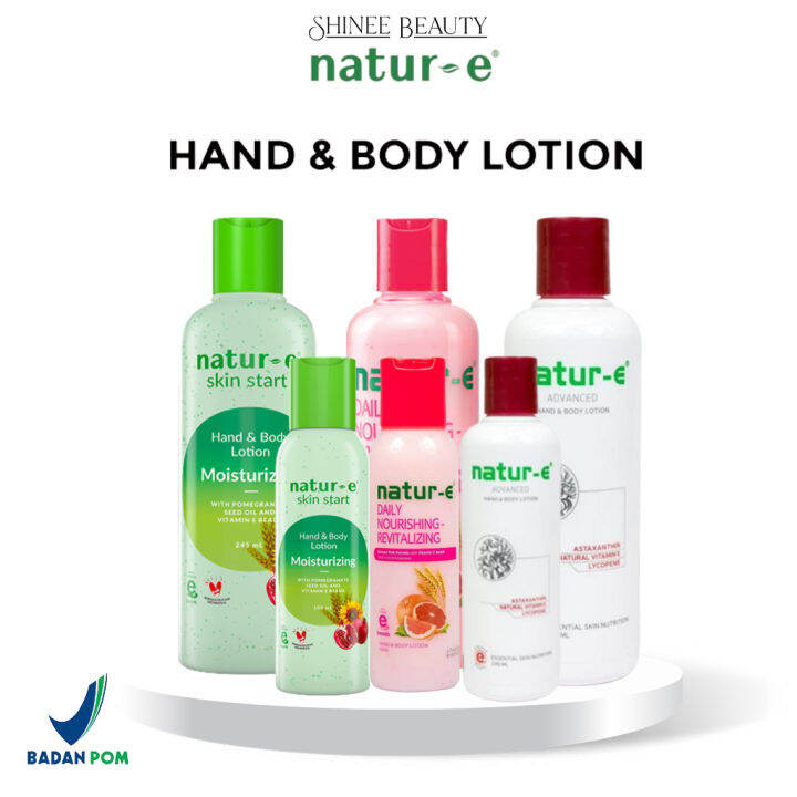 Natur-E 300 IU Revitalizing | Advanced | Moisturize Hand Body Lotion 100ml - 245ml | Natur E ...
