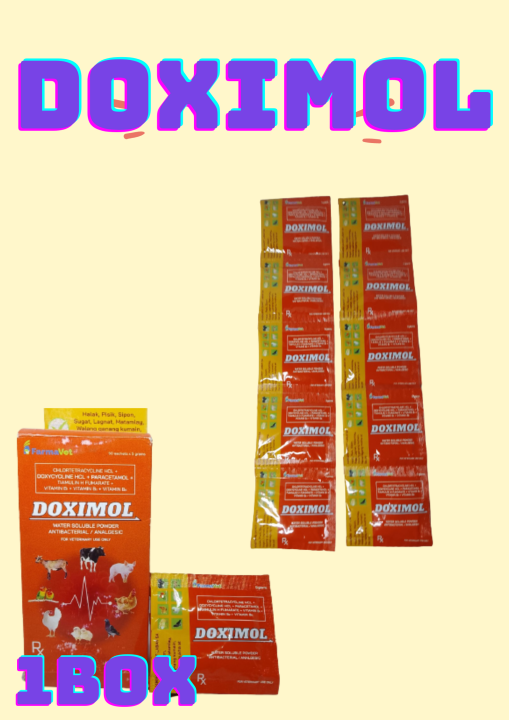 [VETKLIX] 10SACHETS DOXIMOL/ WATER SOLUBLE POWDER/ ANTIBACTERIAL ...