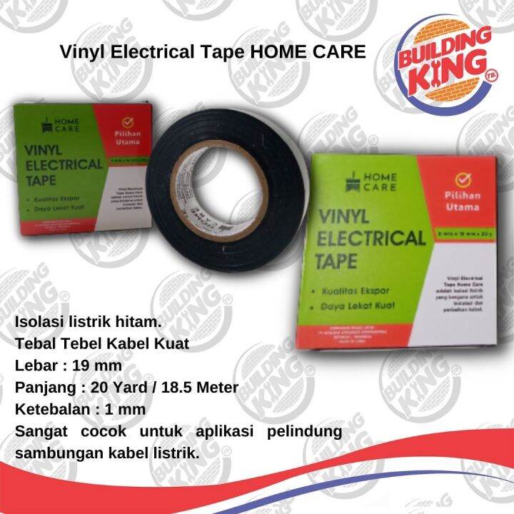 Isolasi Listrik Hitam Solatip Vinyl Electrical Tape Avian HOME CARE 20 ...