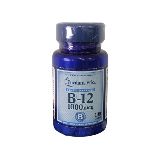 Puritan's Pride Timed Release B-12 1000mcg 100Caplets (1 Count) | Lazada PH