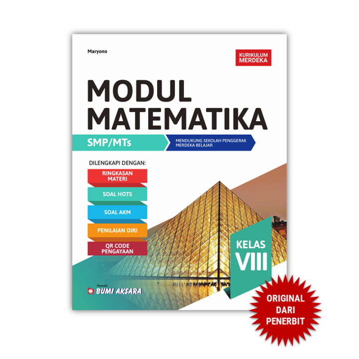 Modul Matematika Kelas VIII SMP MTs Kurikulum Merdeka Bumi Aksara | Lazada Indonesia