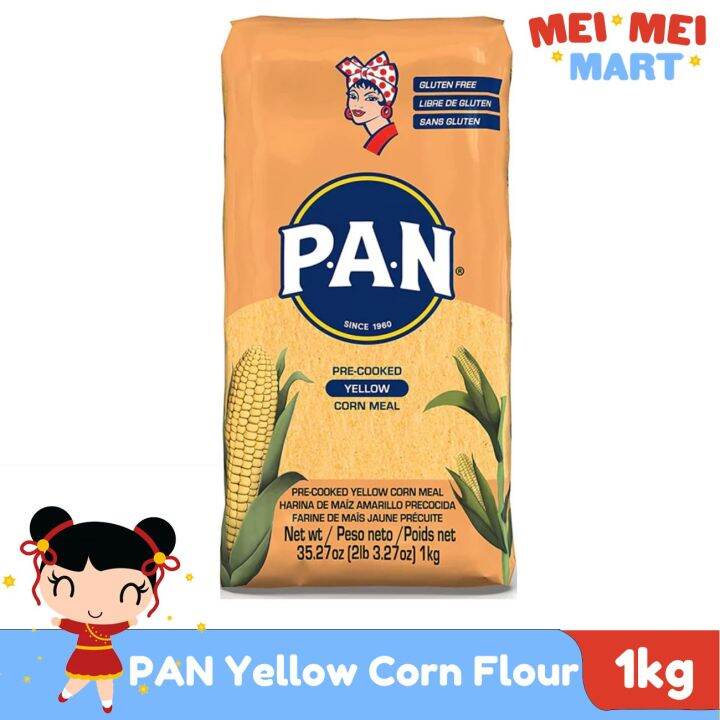 Pan Yellow Corn Flour Corn Meal 1kg Gluten Free | Lazada PH