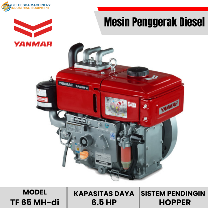 Mesin Diesel Engine YANMAR TF 65 MH-di Penggerak 6.5HP 6,5 PK Hopper ...