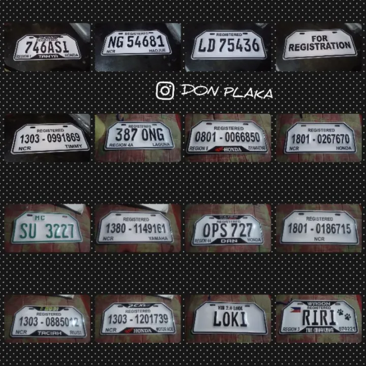 plate number for motorcycle MOTORCYCLE PLATE EMBOSSED MACHINE PRESSED ...