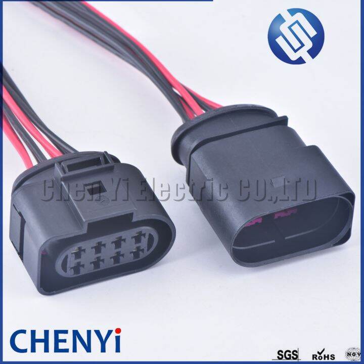 8 Pin 3.5 series Auto waterproof connector Front bumper radar tail ...