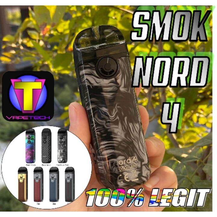 SMOK Nord 4 80W Pod Kit 2000mAh Legit/Authentic/Genuine NORD4 | Lazada PH