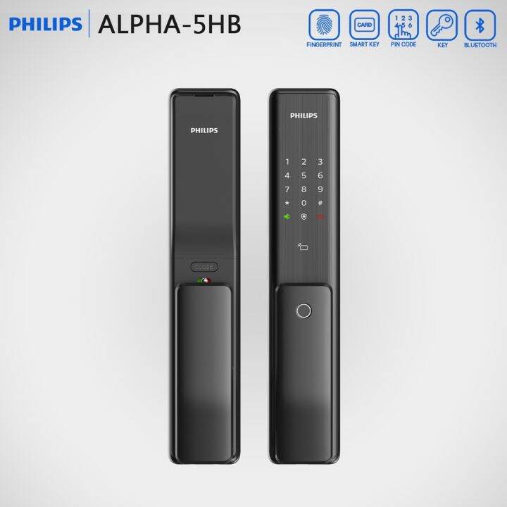 【COD】 Philips Alpha 5Hb Push-Pull Smart Lock | Lazada PH
