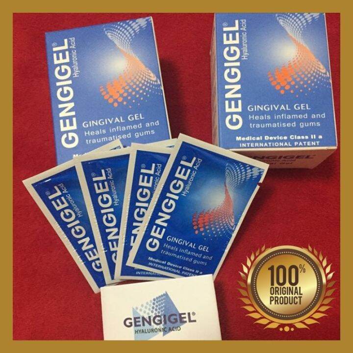 GENGIGEL GEL- ONE BOX (15 sachets):Bleeding Gums|Denture Irritation ...