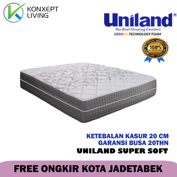 Kasur Busa Uniland Foam Super Soft Tebal Kualitas Tinggi Ukuran 180x200 ...