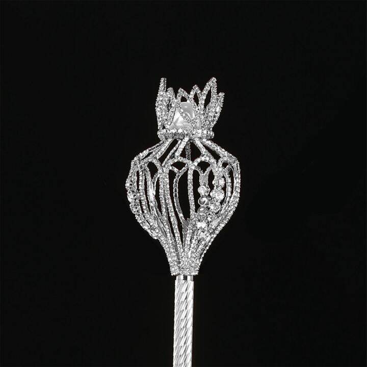 Rhinestone Scepter Handheld Props Queen Festival for Masquerade Dress ...