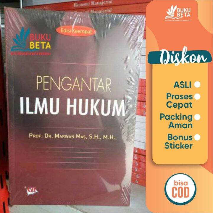 Buku Beta - Pengantar Ilmu Hukum Edisi Keempat - Marwan Mas | Lazada Indonesia