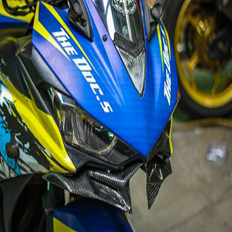 WINGLET YAMAHA R25 KARBON WINGLET YAMAHA R25 KEVLAR WINGLET CBR LOKAL ...