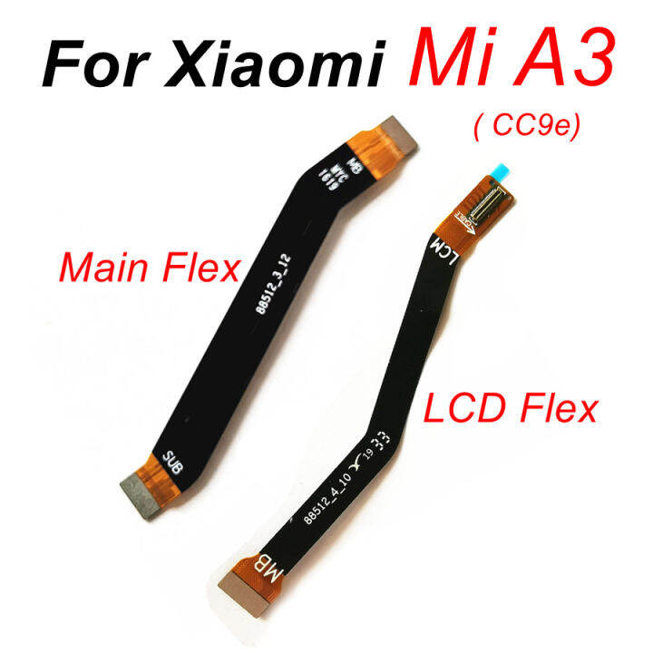 จอแสดงผล LCD เมนบอร์ดเชื่อมต่อสายเคเบิล Flex สำหรับ Xiaomi Mi A3 บอร์ดหลัก OLED FPC Connector ...