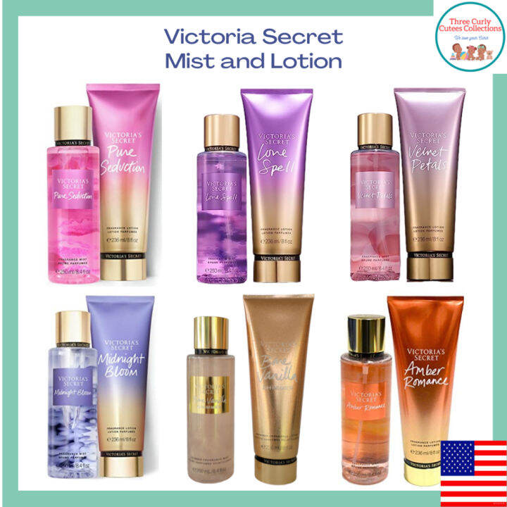 Victoria’s Secret Mist/Lotion (Bare Vanilla, Pure Seduction, Pear Glaze ...