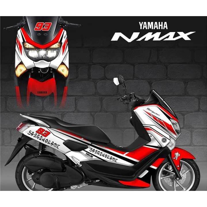 Decal nmax merah putih full body custom | Lazada Indonesia