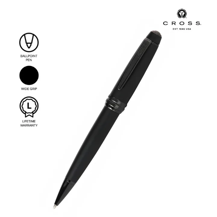 Cross Pens Bailey Matte Black Lacquer Ballpoint Pen CAT0452-19 | Lazada PH