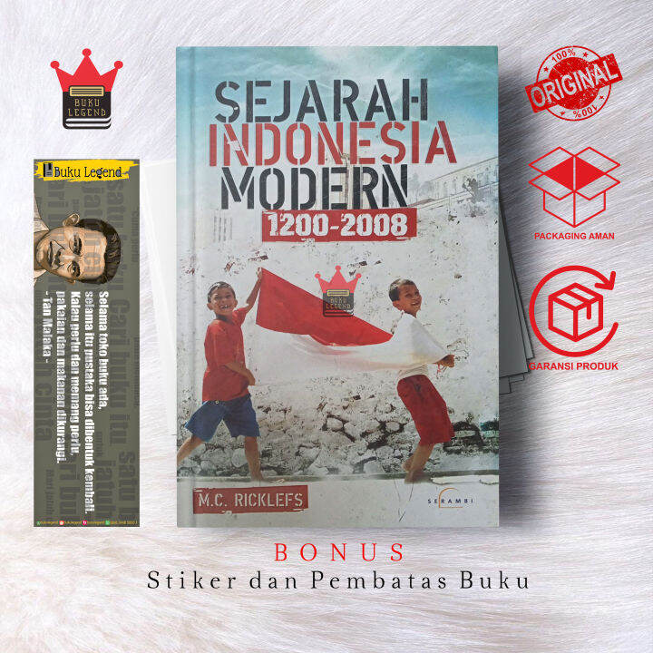 Buku Sejarah Indonesia Modern : 1200 2008 - M. C. Ricklefs | Lazada ...