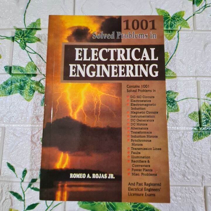 1001 Solved Problems in ELECTRICAL ENGINEEERING By:Rojas | Lazada PH