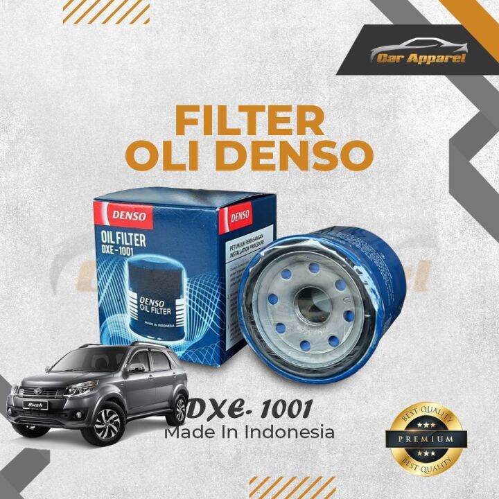 Denso DXE 1001 Filter Oli Rush Terios Old Lama OIi filter Denso ...
