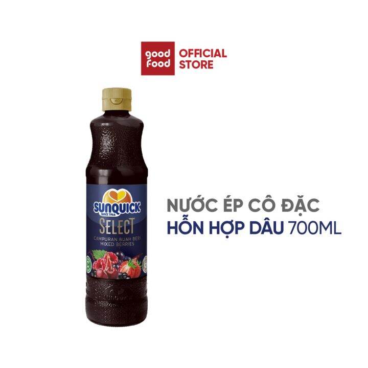 Nước ép trái cây Berry tổng hợp các loại dâu Sunquick Mixed Berries Drink Concentrate 700ml ...