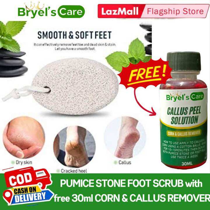 🦶🏻👣👣BRYELS CARE KALYO OIL SOUTION WITH FREE PUMICE STONE 30ML ...