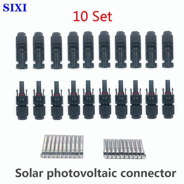 10 Sets Of Solar Connector Photovoltaic Branch Connector 30A DC1000V ...