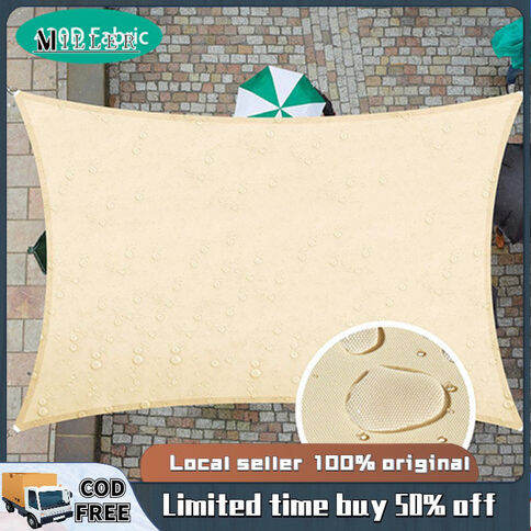 【LOCAL SHIP】420D Rain proof Sun Shade Sail Balcony Bonsai Awning Canopy ...