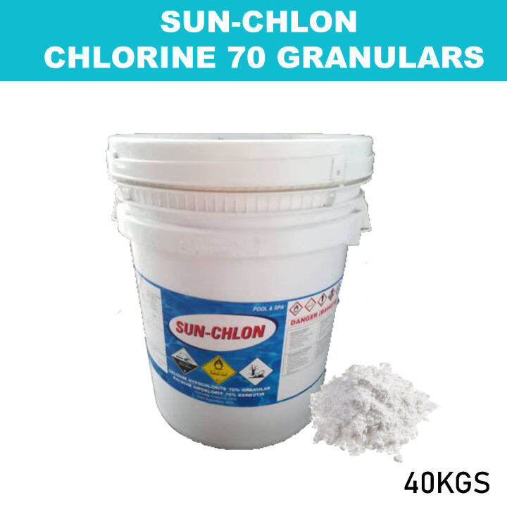 Minimalist Lifestyle:- Chlorine Klorin 70% - SUNCHLON 70 Granular (40KG ...