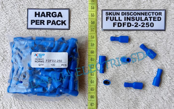 Skun DISCONNECTOR FULL INSULATED FDFD-2-250 PER PACK | Lazada Indonesia