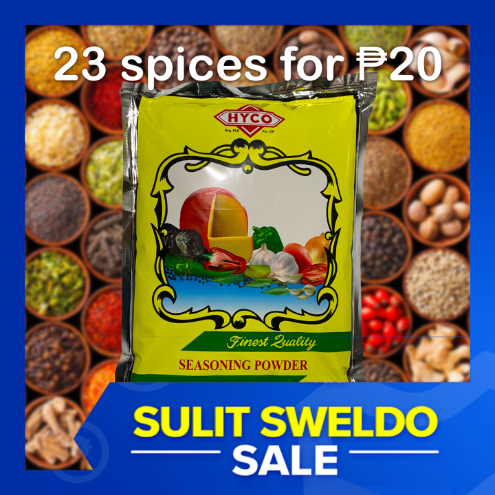 Finest Quality Hyco 23 HERBS SPICES SEASONINGS Sachet Repack - Garlic ...