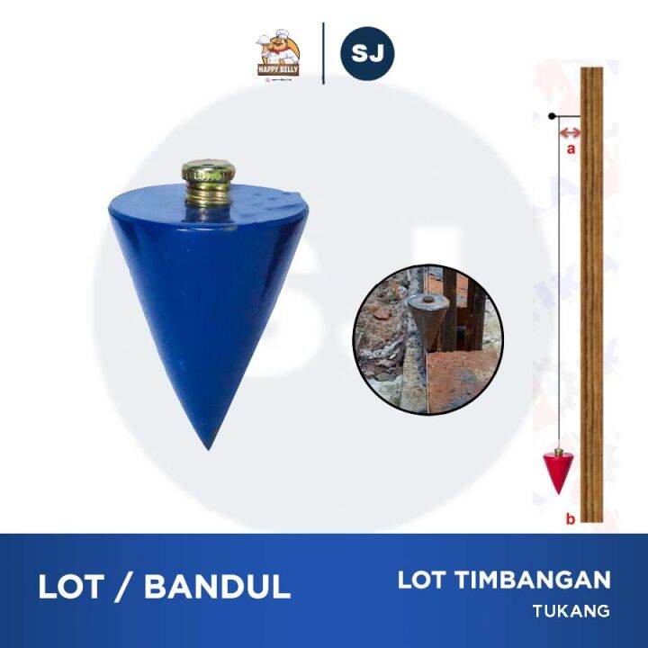 Lot tukang / lot timbangan / lot bangunan alat ukur bandul akurat Bahan ...