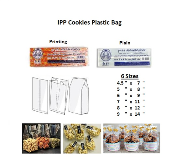 [Transparent/Printing] IPP Plastic Bag / Gift Plastic Bag / Cookies Bag ...