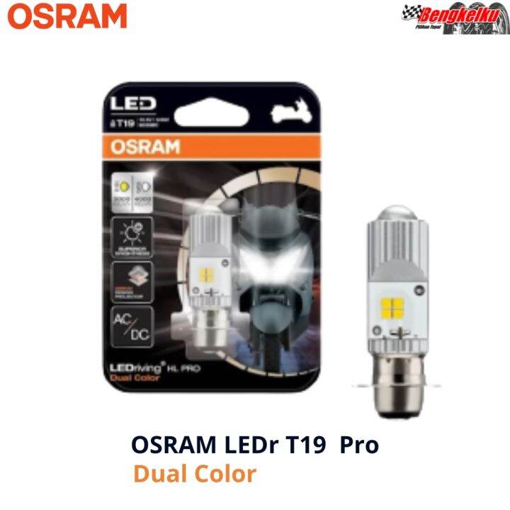 Osram Lampu Depan Motor LED T19 Pro Dual Color Honda Beat Dan Lainnya ...