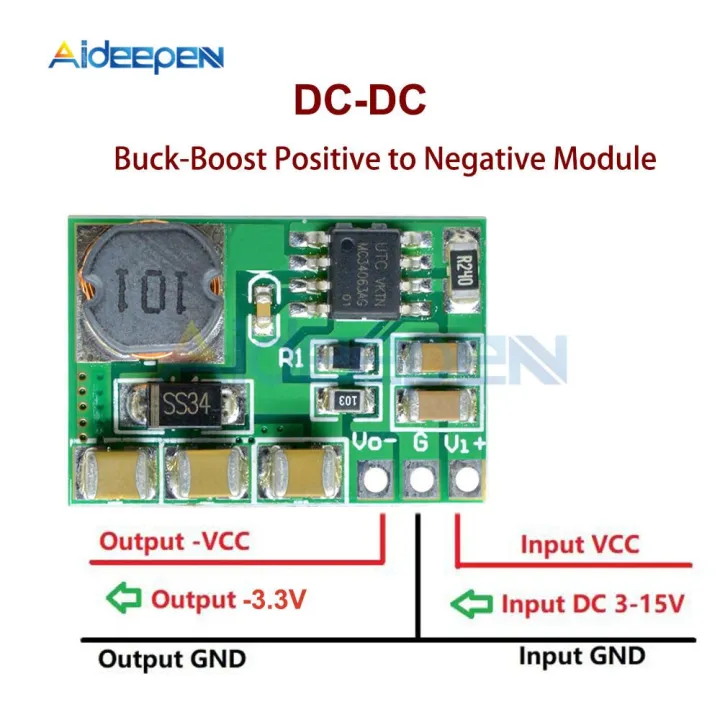 3 15V Negative 3 3V 5V 6V 9V 12V 15V Buck Boost Converter 3-15v-negative-3-3v-5v-6v-9v-12v-15v-buck-boost-converter