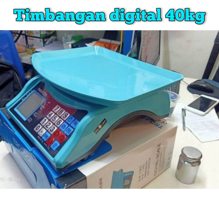 TERMURAH Timbangan Digital 40 KG TRODON/ NANKAI Timbangan Duduk Buah Laundry 40KG Scale Dapur ...