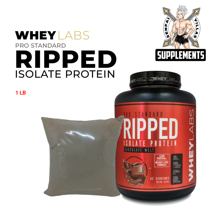 WHEYLABS PRO STANDARD RIPPED ISOLATE PROTEIN 1LB | Lazada PH
