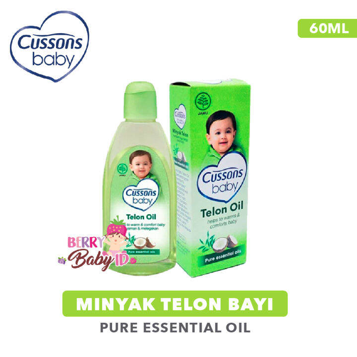 Cussons Baby Telon Oil Minyak Telon Bayi Pure Essential Oils 60 Ml ...